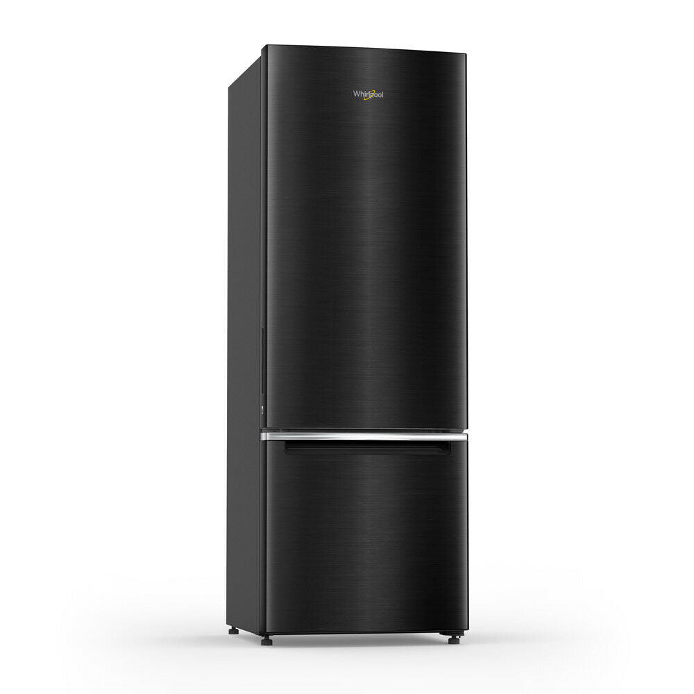 290L Bottom Mount Fridge/Freezer in Black Stainless Steel | Whirlpool ...
