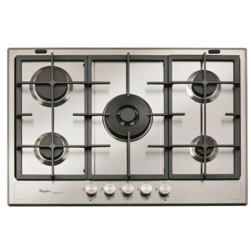 75cm 5 Burner Gas Cooktop In S/Steel – Whirlpool Australia